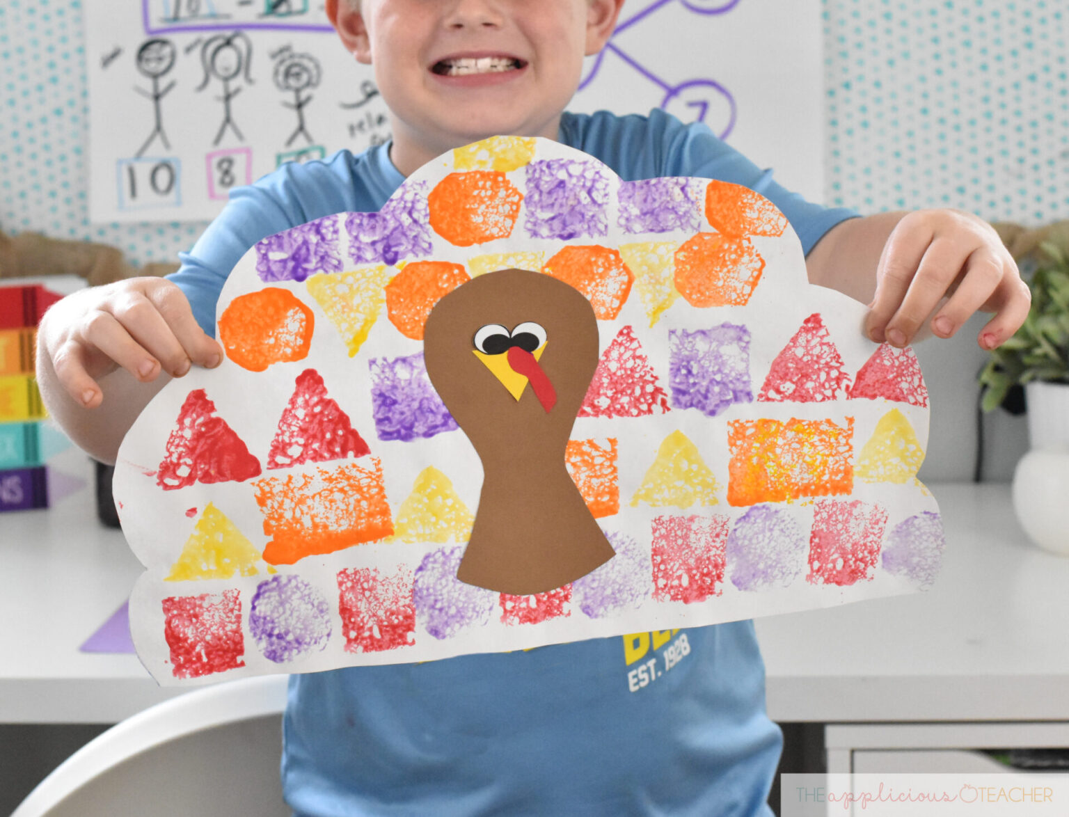 Turkey Placemat Craft for the Classroom
