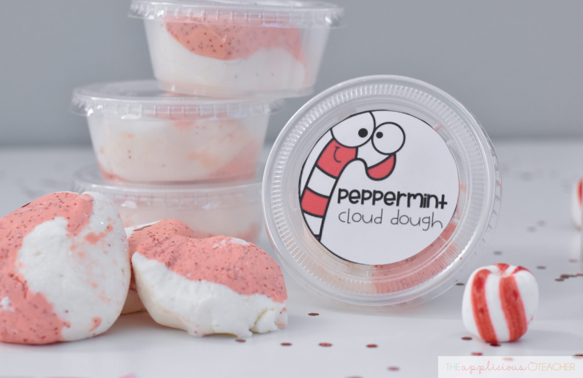 peppermint cloud dough-5 - The Applicious Teacher