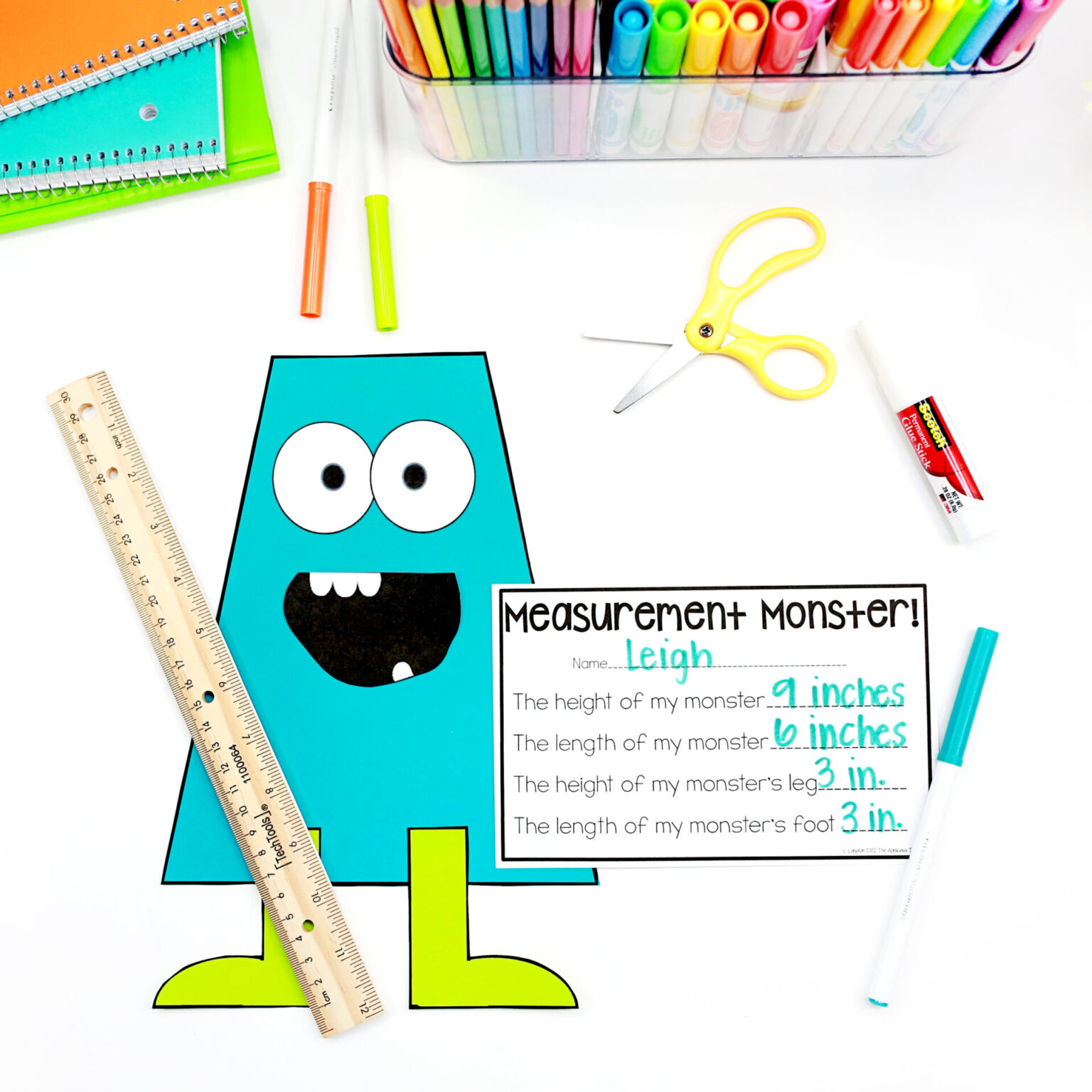 10 Linear Measurement Activities for 2nd Grade - The Applicious Teacher