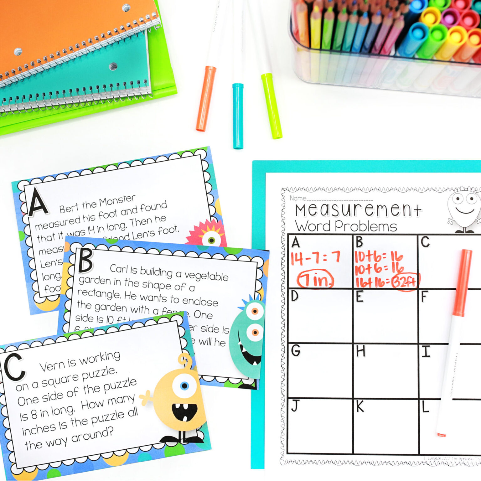 10 Linear Measurement Activities for 2nd Grade - The Applicious Teacher