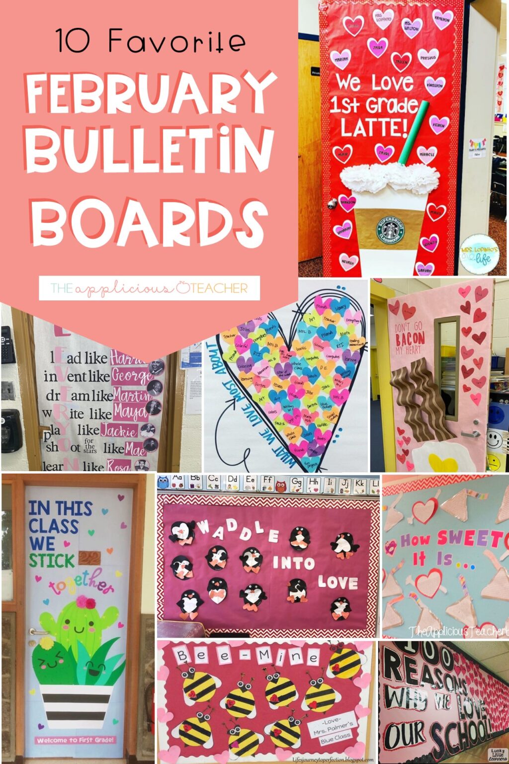 10 Favorite February Bulletin Boards - The Applicious Teacher