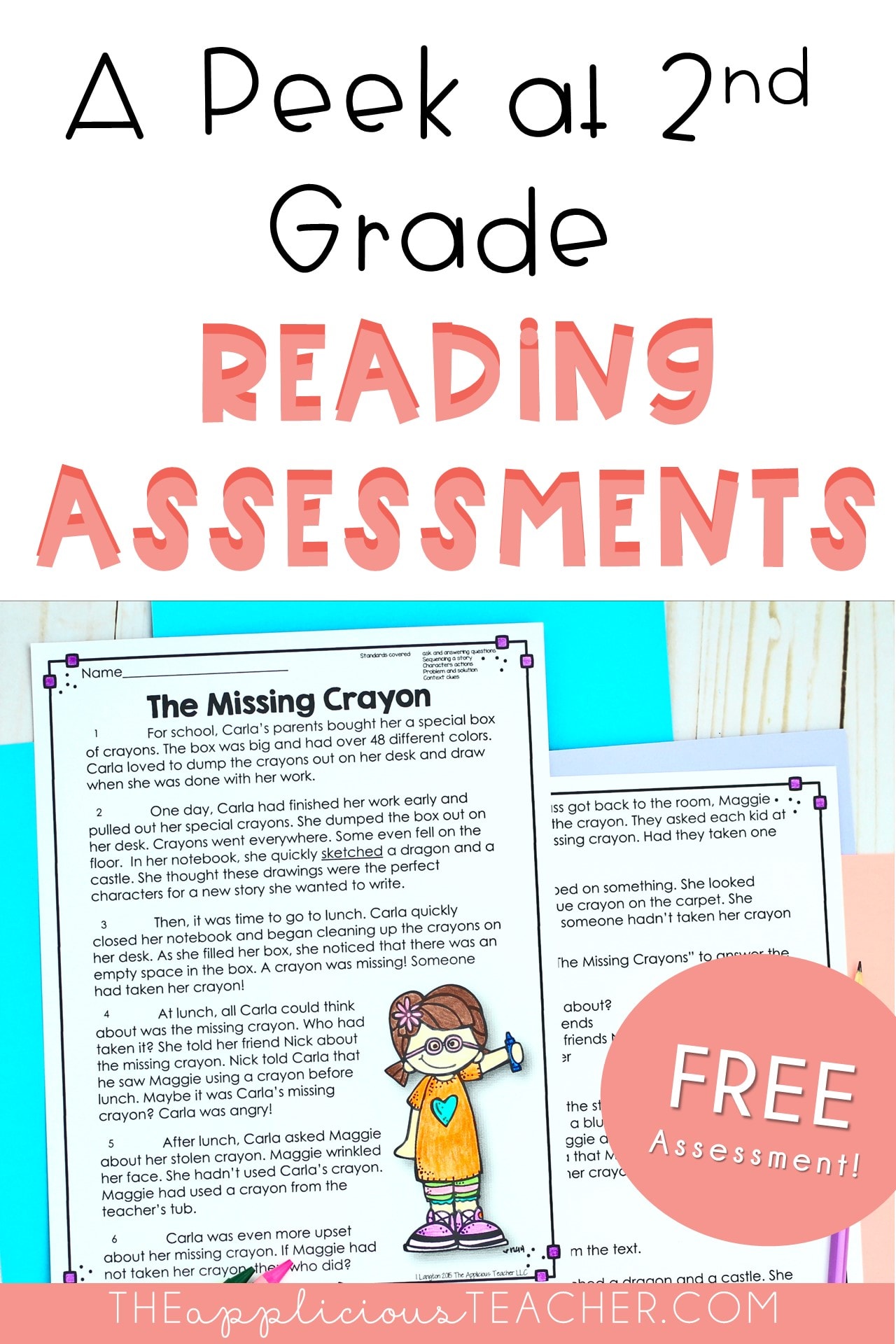A Peek At 2nd Grade Reading Assessments The Applicious Teacher A Peek At 2nd Grade Reading Assessments The Applicious Teacher