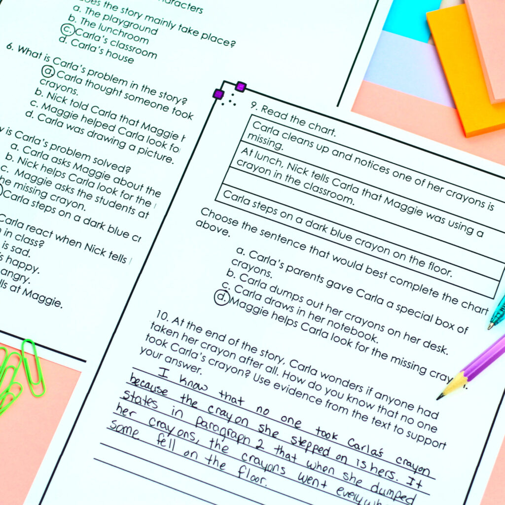 A Peek at 2nd Grade Reading Assessments - The Applicious Teacher