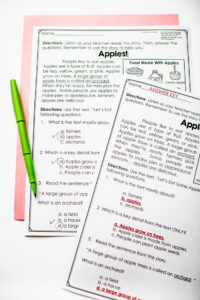 A Peek at 2nd Grade Reading Assessments - The Applicious Teacher