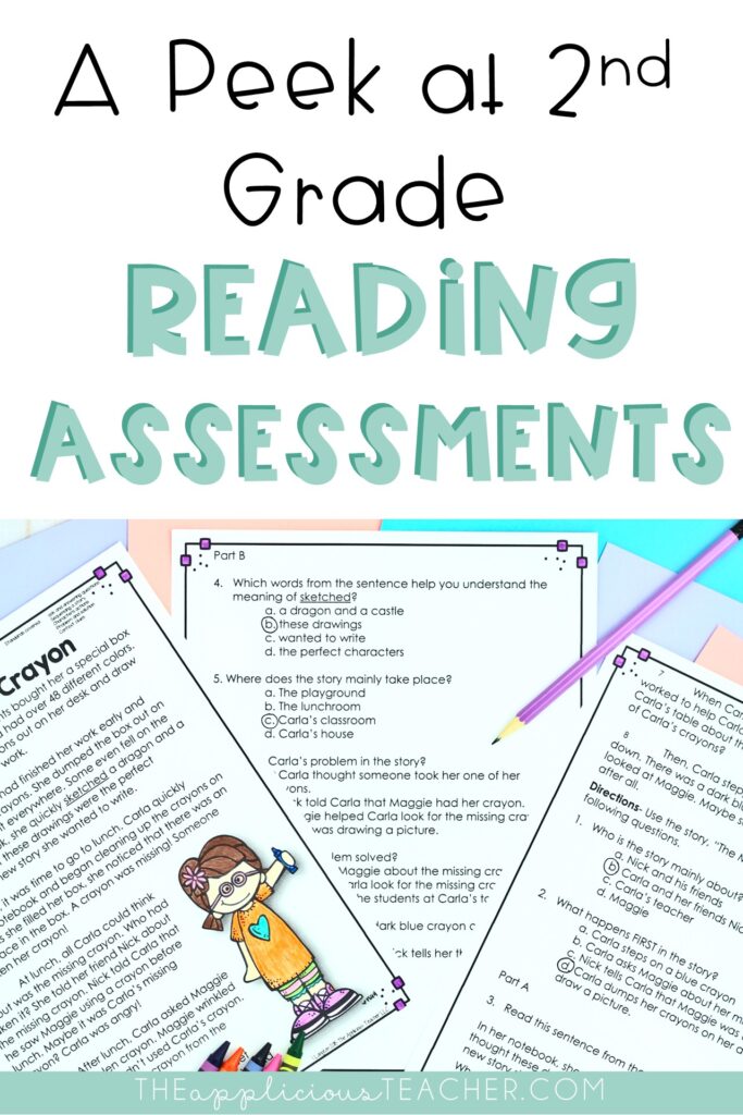 A Peek at 2nd Grade Reading Assessments - The Applicious Teacher