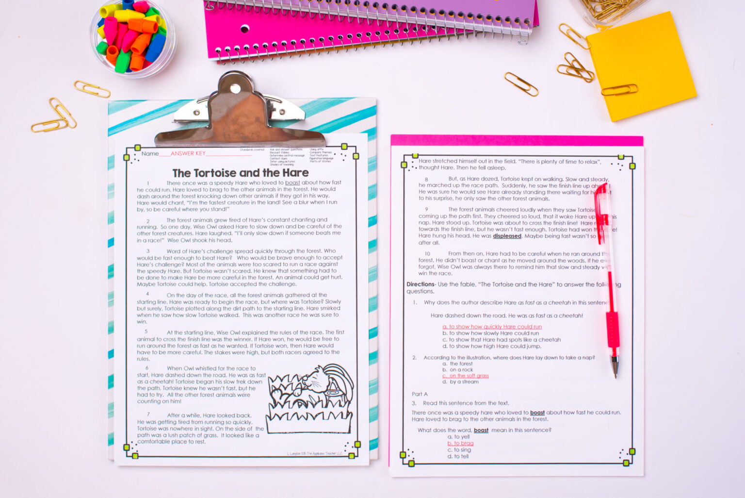 A Peek at 3rd Grade Reading Assessments - The Applicious Teacher