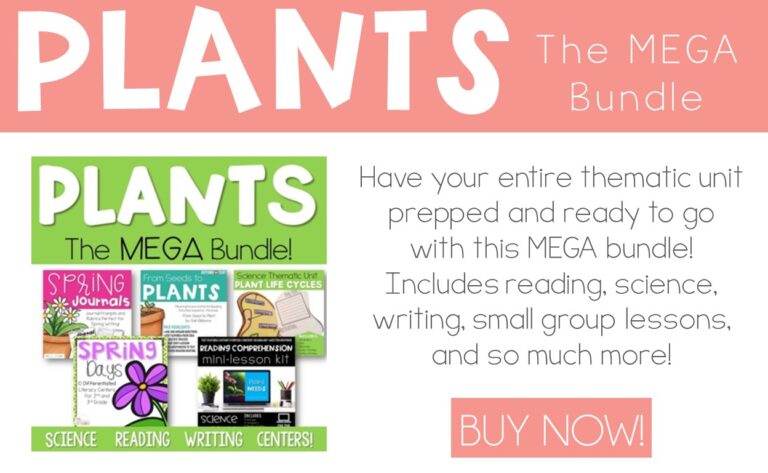 9 Fun Plant Activities for 2nd Grade - The Applicious Teacher