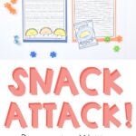 Snack Attack Persuasive Writing Activity for 2nd Grade - The Applicious ...
