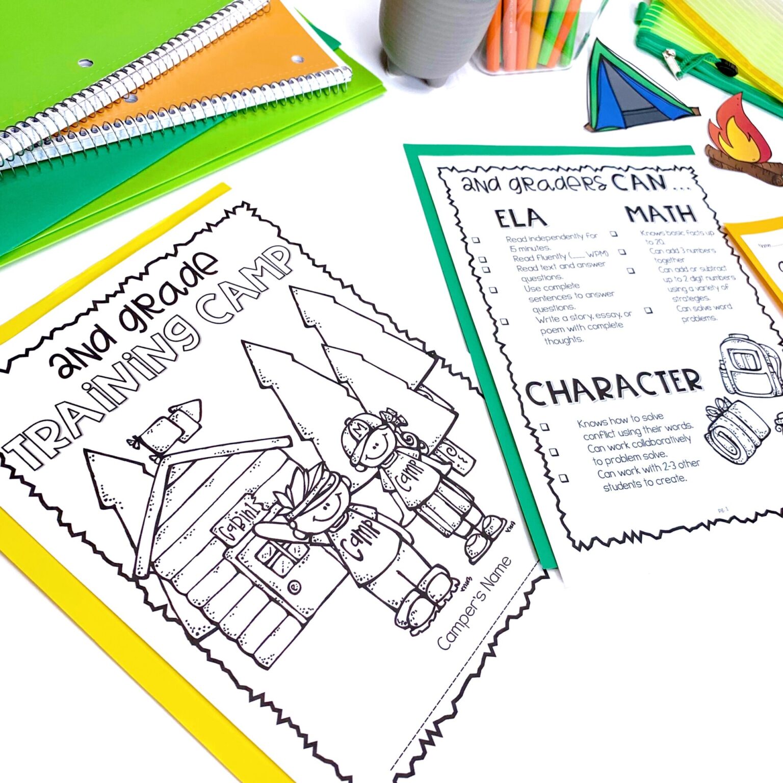 Second Grade Training Camp: End of the Year Review for 1st Grade - The ...