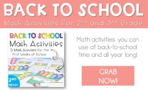 Fun First Day of School Math Activities - The Applicious Teacher
