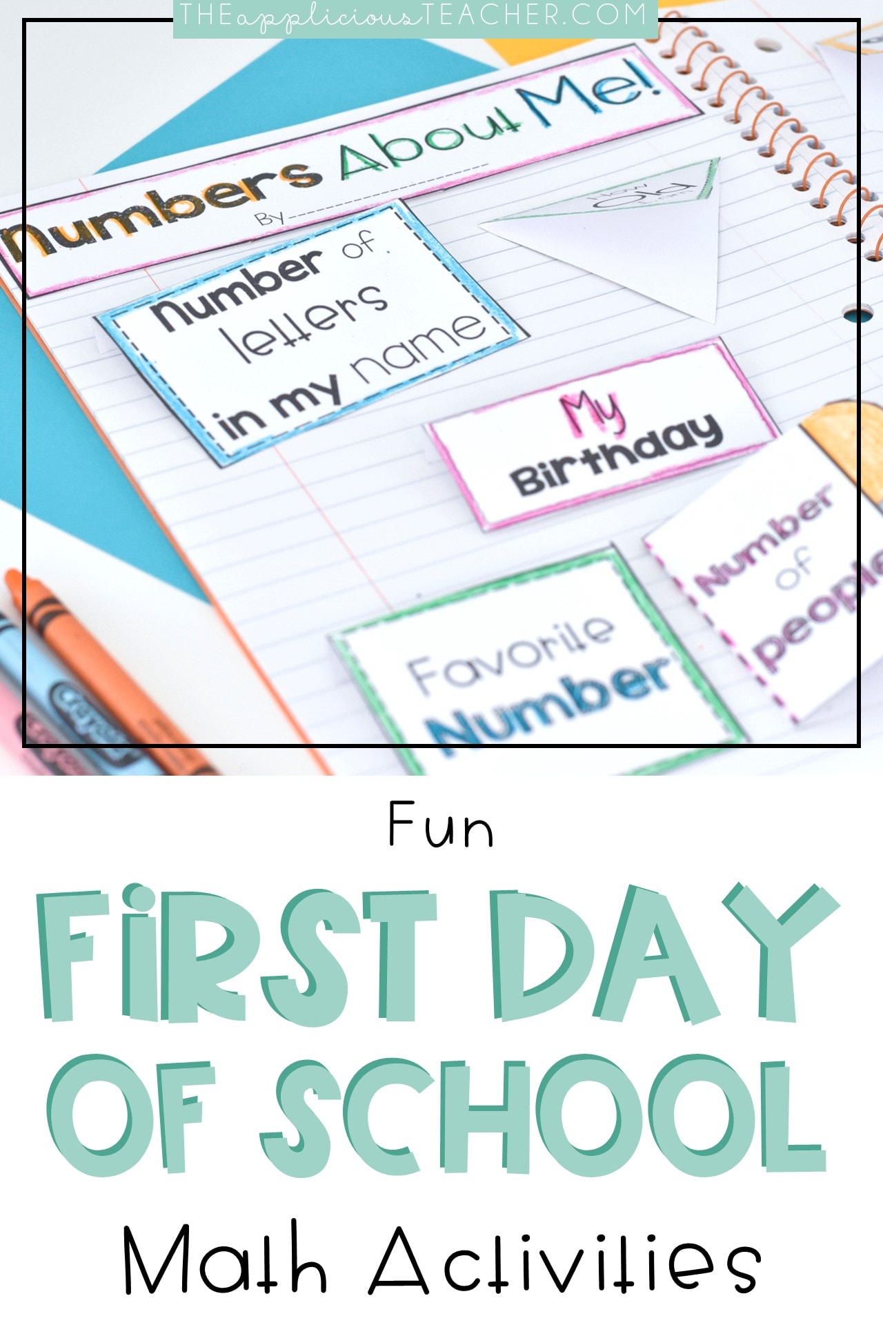Fun First Day Of School Math Activities The Applicious Teacher Fun First Day Of School Math Activities The Applicious Teacher