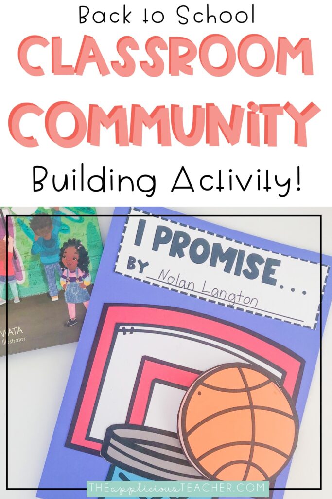 I Promise - A Classroom Promise Activity - The Applicious Teacher