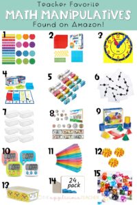 Favorite Amazon Math Manipulatives - The Applicious Teacher