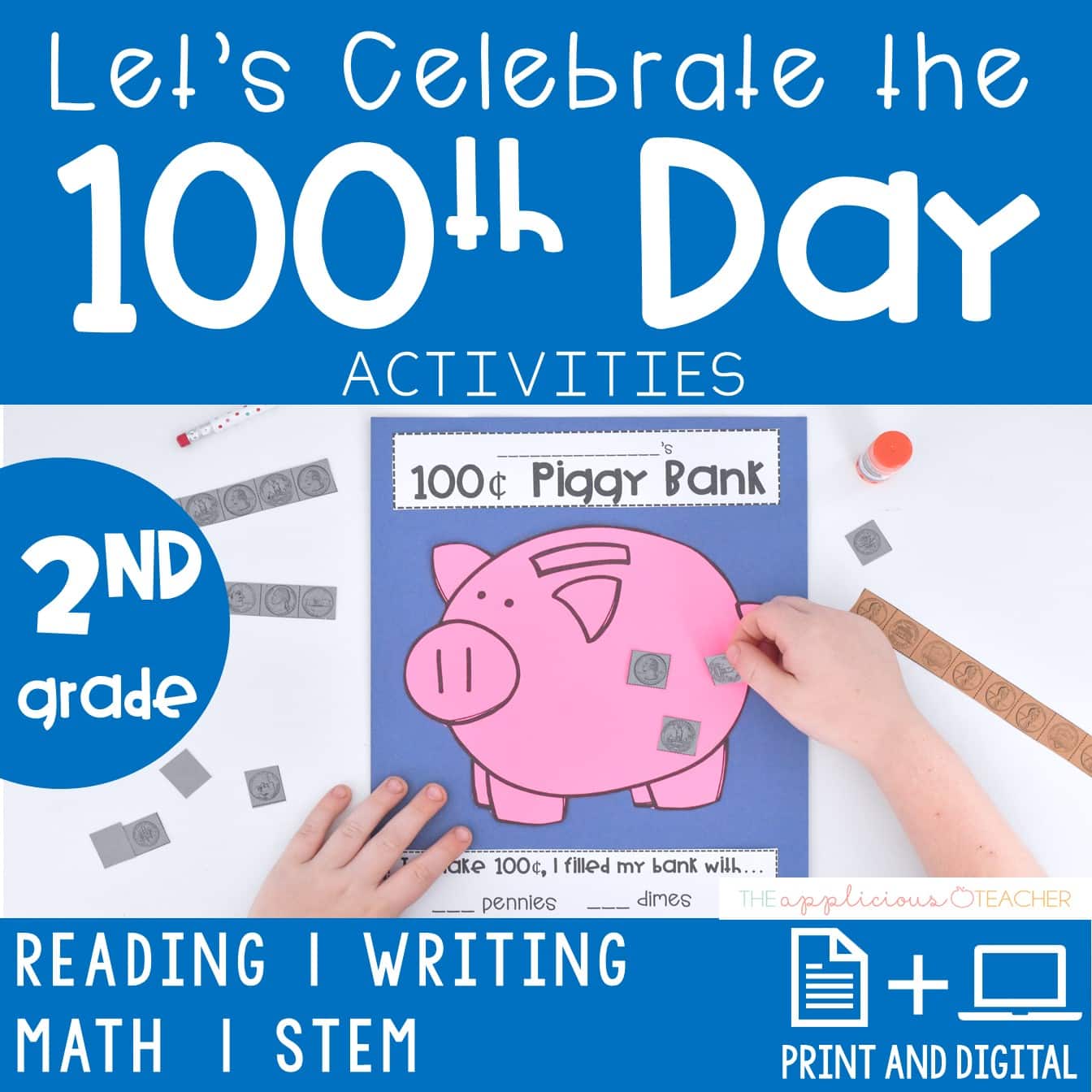 100th day of school activities for 2nd grade - The Applicious Teacher
