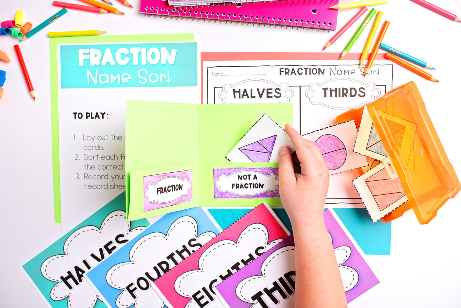 2nd Grade Fraction Activities: Fun with Fractions - The Applicious Teacher