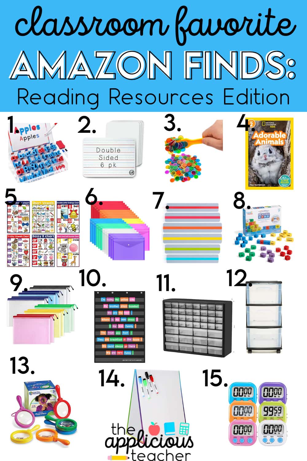 Favorite Amazon Reading Resources - The Applicious Teacher