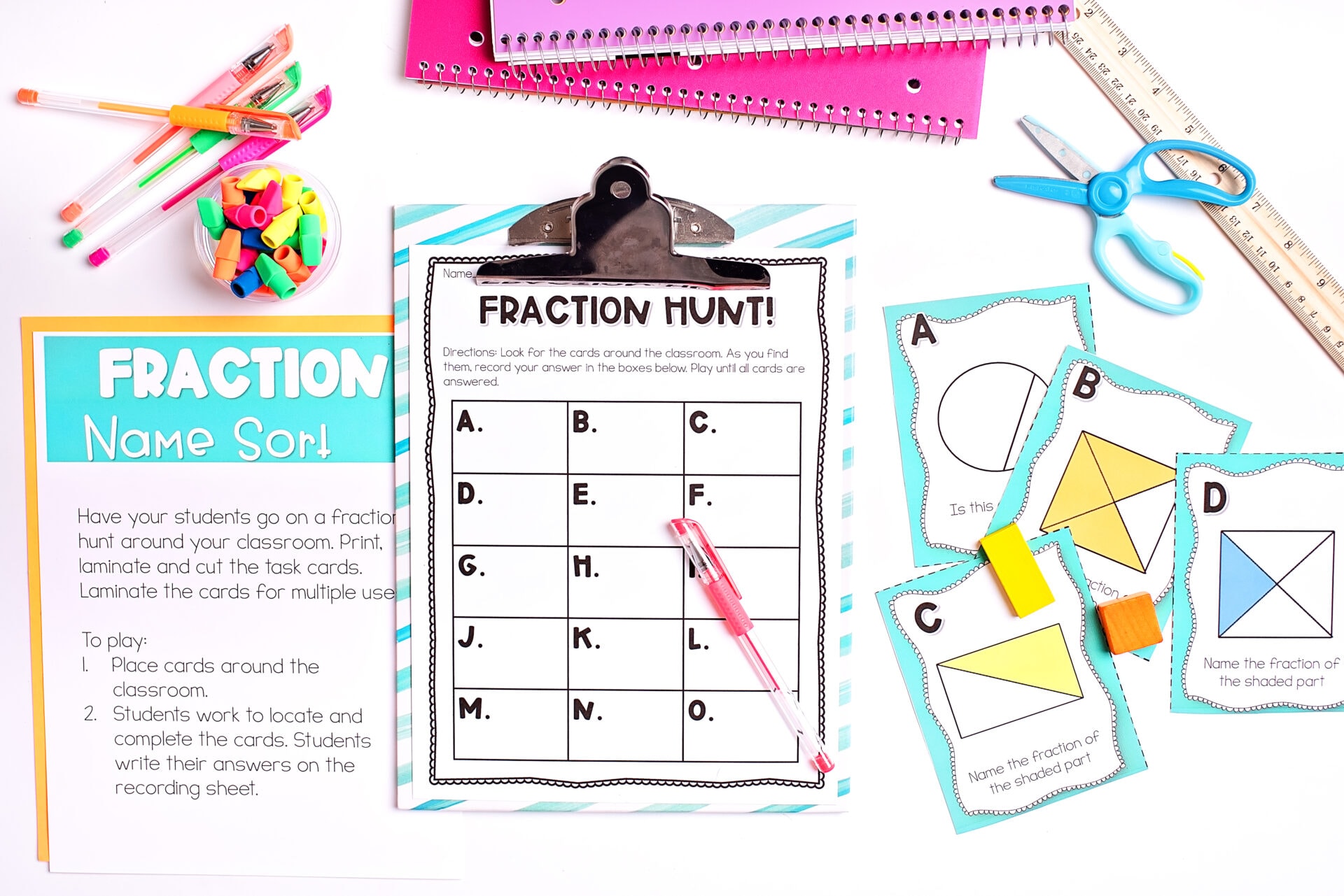 2nd Grade Fraction Activities: Fun with Fractions - The Applicious Teacher