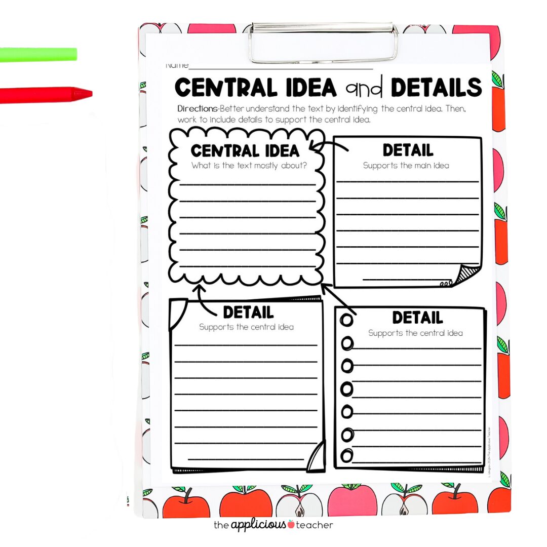 Reading Graphic Organizers for ANY BOOK! - The Applicious Teacher