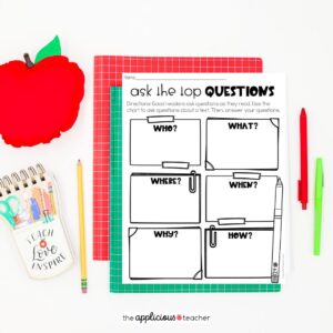 Reading Graphic Organizers for ANY BOOK! - The Applicious Teacher