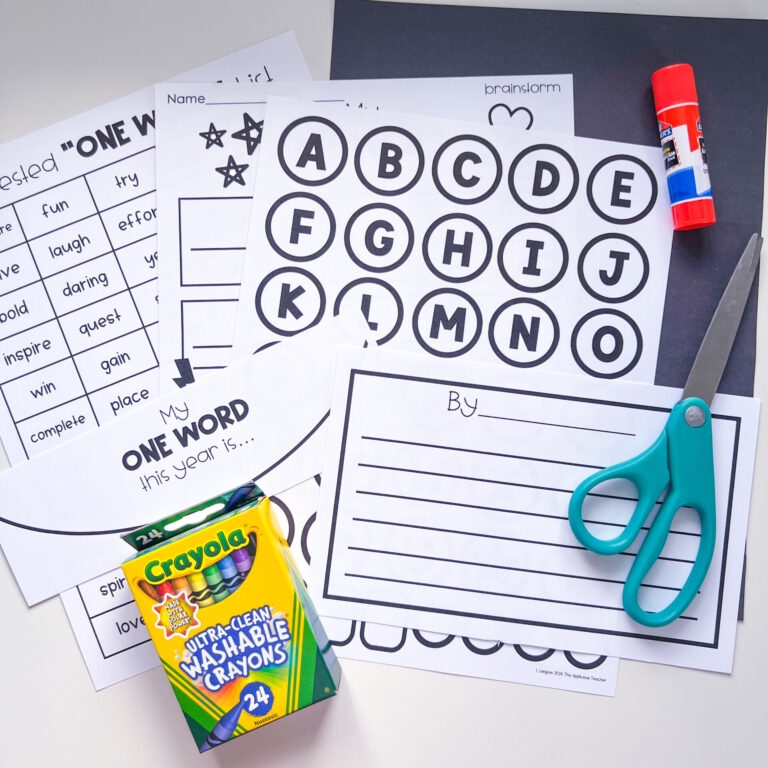 The One Word Goal Setting: A Fun and Meaningful Way to Start the Year ...