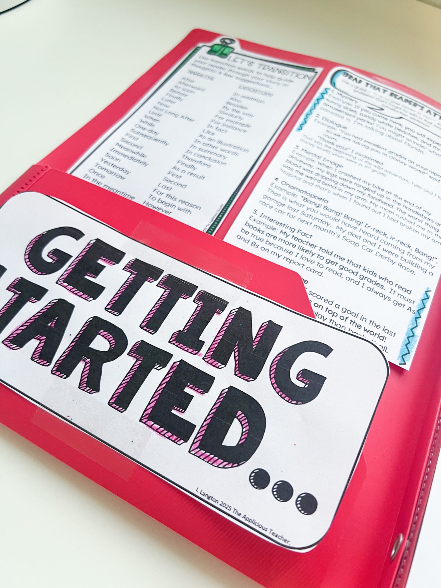 Student Writing Folder" How I Manage the Paper Chaos while Turning My ...