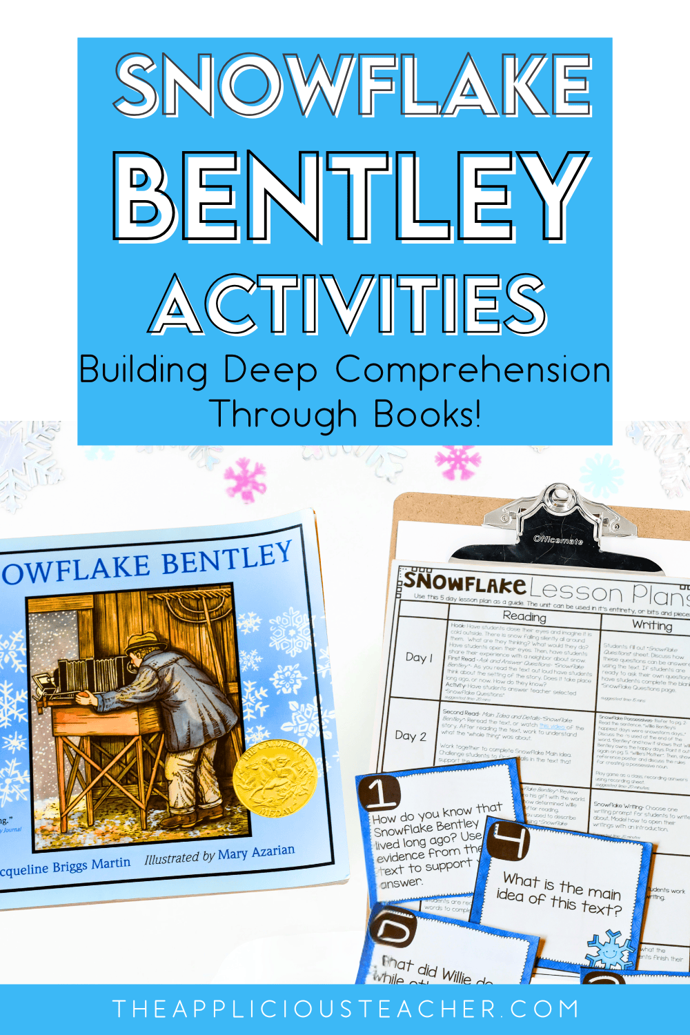 Snowflake Bentley Activities - The Applicious Teacher