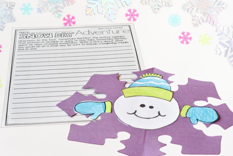 Snowflake Bentley Activities - The Applicious Teacher